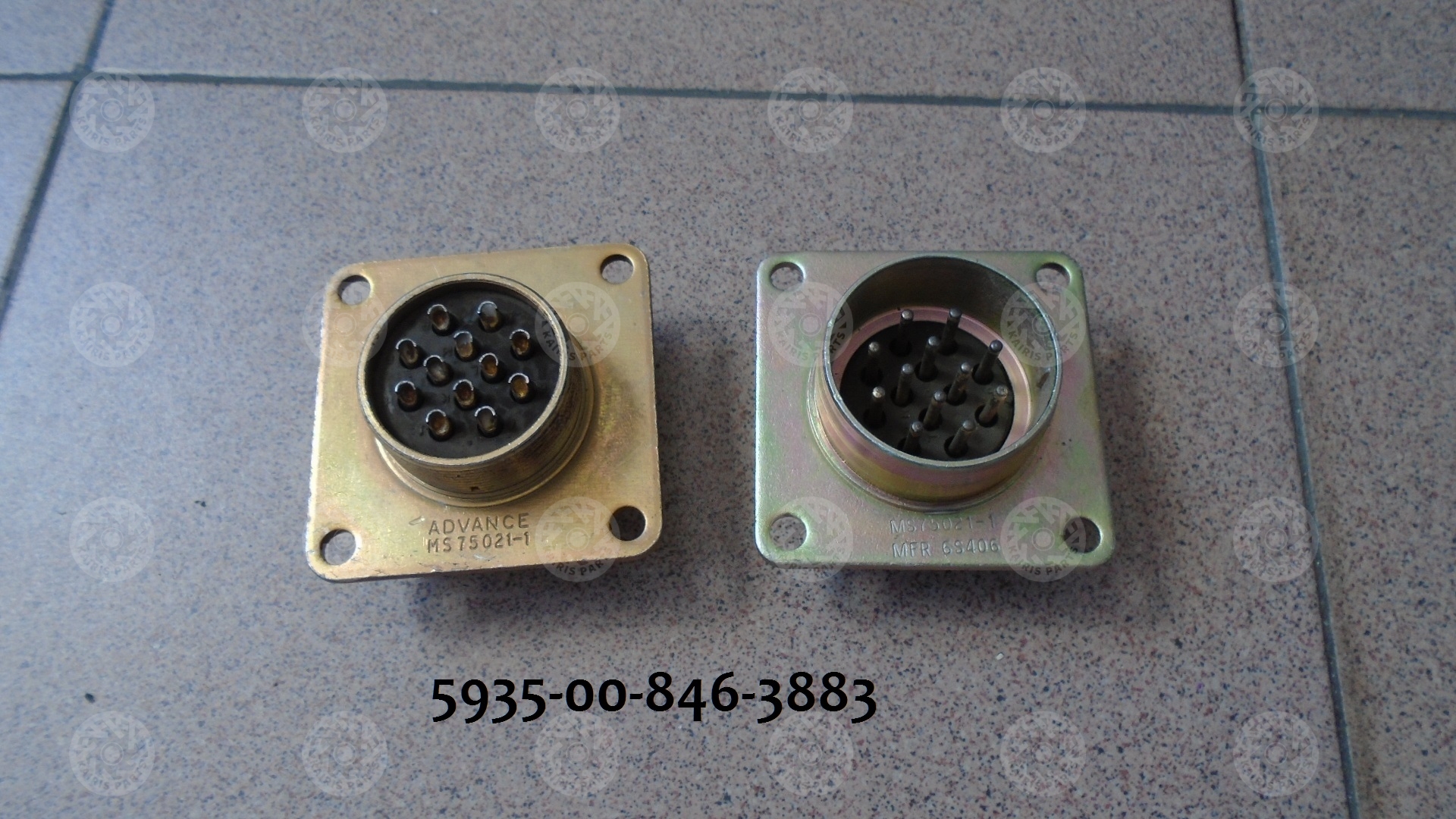 CONNECTOR,RECEPTACLE,ELECTRICAL NSN: 5935-00-846-3883 - Kairis military ...